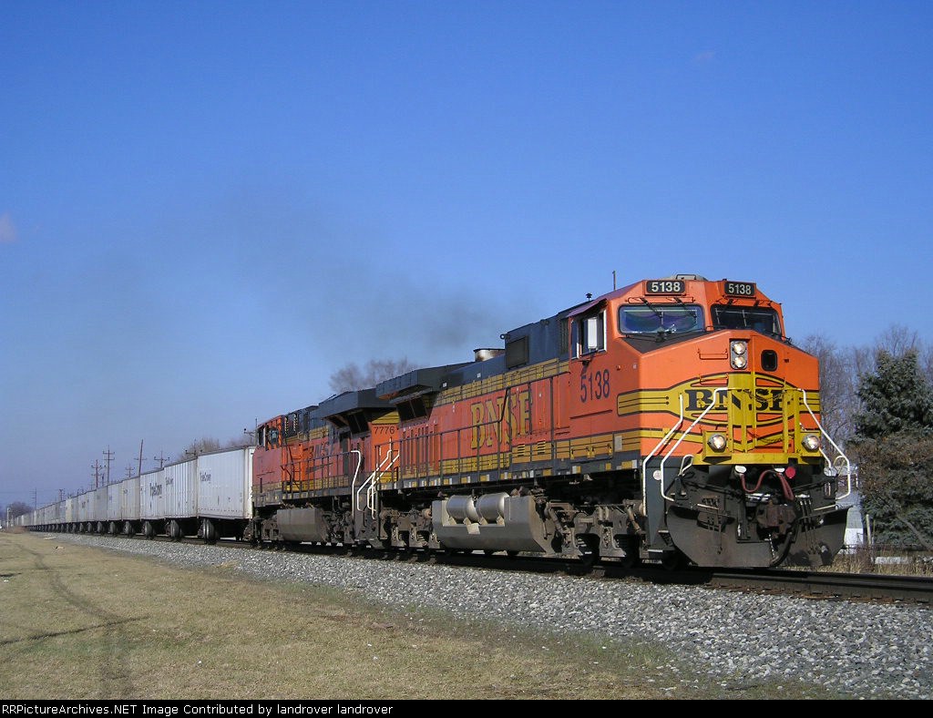 BNSF 5138 On NS 251 Eastbound